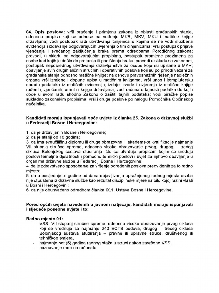 Tekst Javnog Natjecaja - Page - 3 | PDF