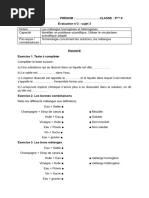 Exercices sur Masse et Volume 5ème | PDF | Kilogramme | Masse