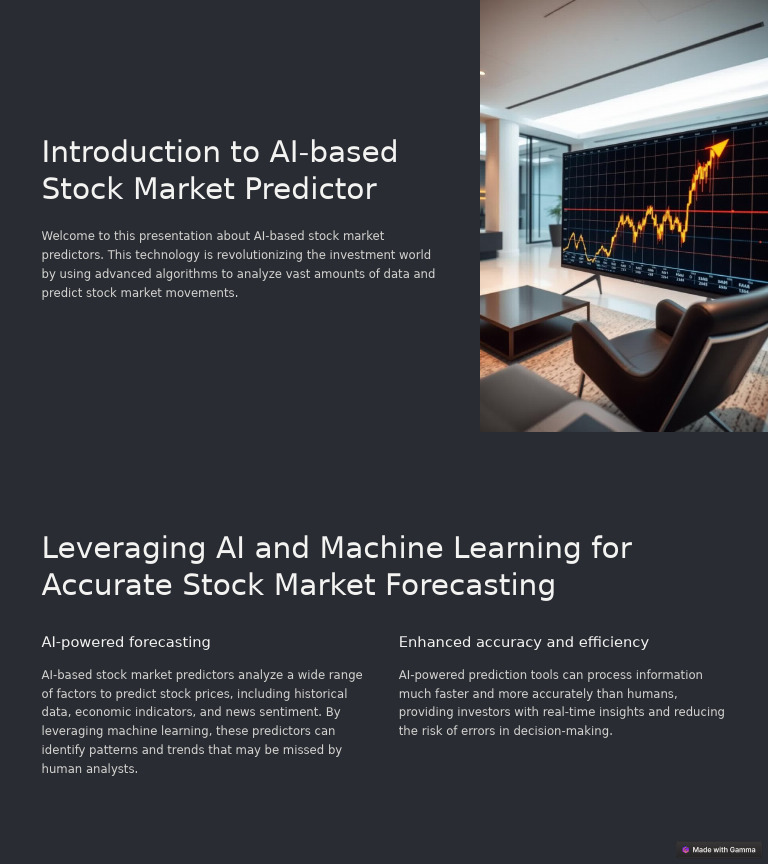 Introduction-to-AI-based-Stock-Market-Predictor | PDF
