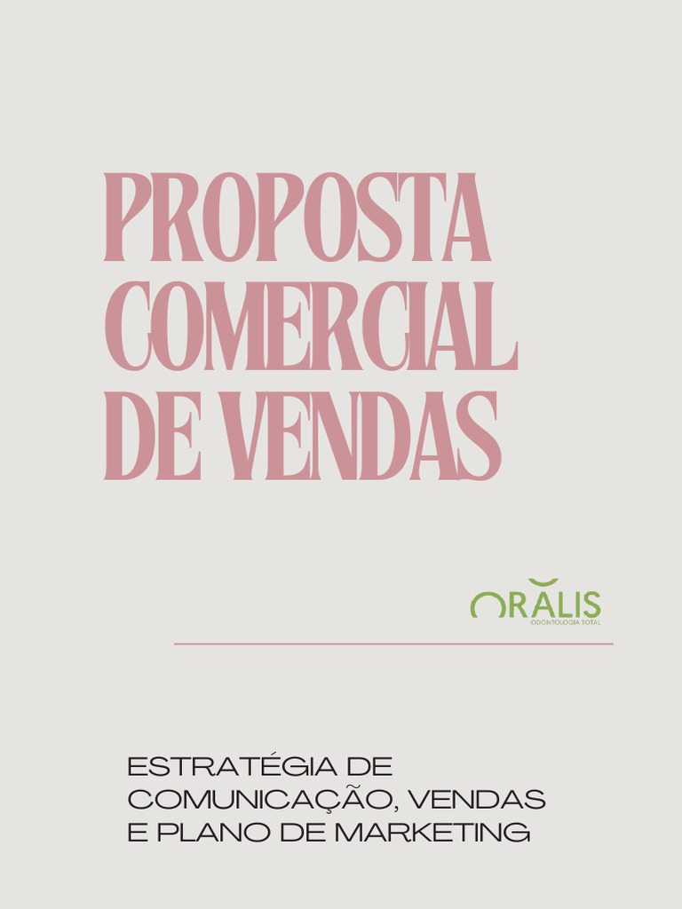 Proposta Comercial de Marketing e Vendas | PDF