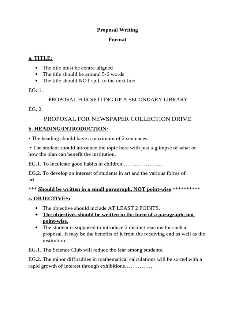 Proposal Writing Guide | PDF | Hospital