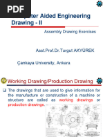 Assembly Drawing Exercises | PDF | Engineering
