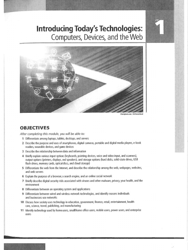 CH 1 Discovering Computers 2018 Text | PDF