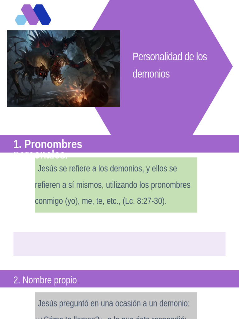 Clase # 9 Demonios | PDF | Demonios | Creencia religiosa y doctrina