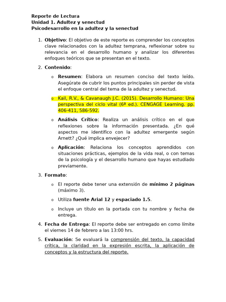 Psicodesarrollo en Adultez y Senectud | PDF
