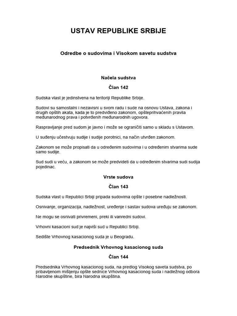 USTAV_REPUBLIKE_SRBIJE | PDF