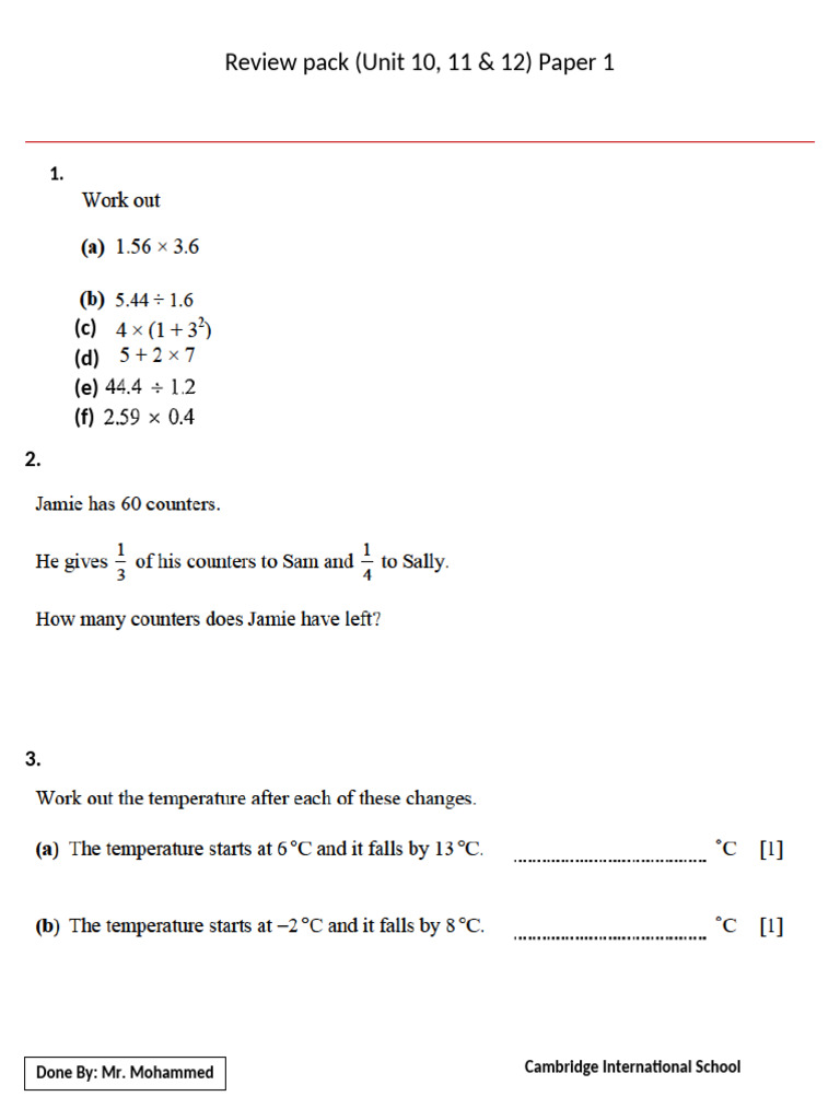 Checkpoint Questions-Term2 - final P1 | PDF