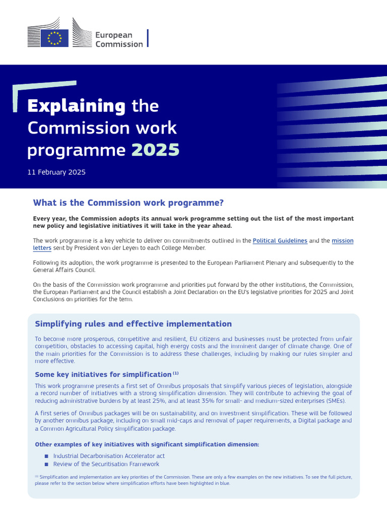 CWP_2025_explained_en | PDF | European Union | Common Agricultural Policy