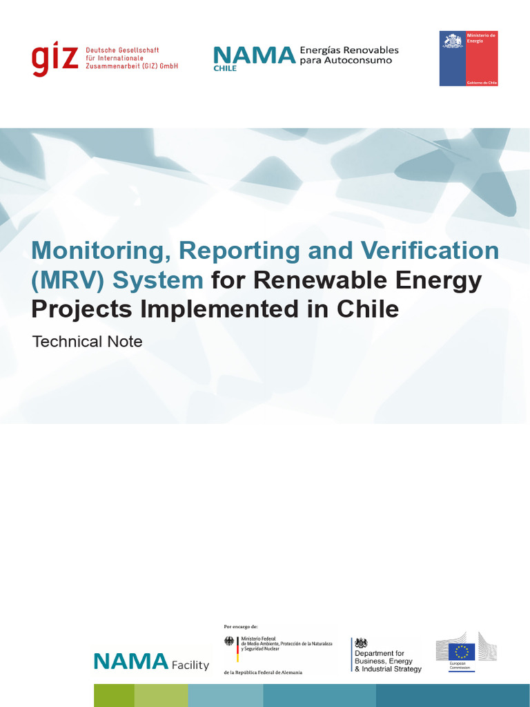 2019 MRV Energy Sector Chile | PDF | Renewable Energy | Climate Change ...