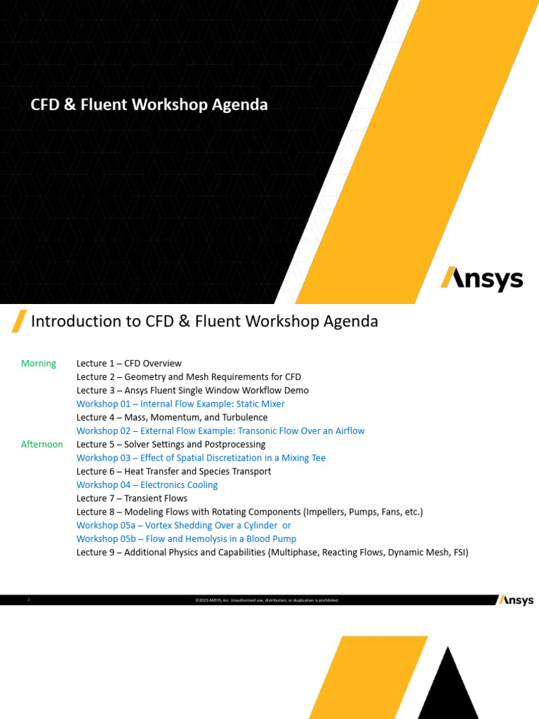 Introduction To CFD and To Ansys Fluent | PDF