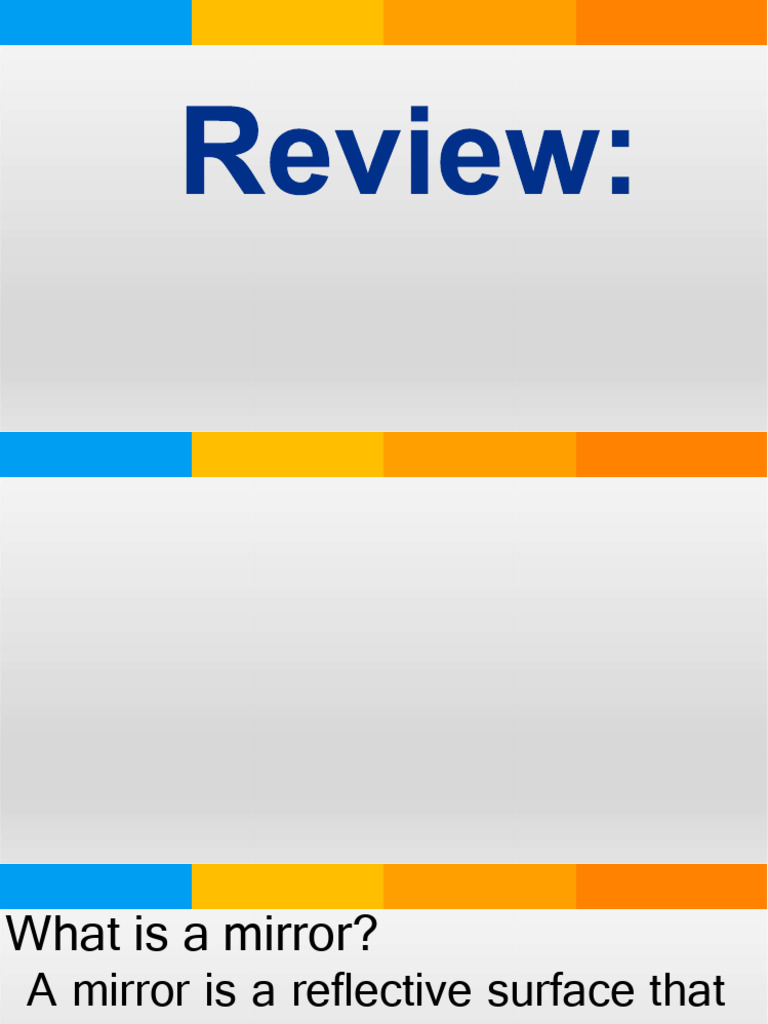 L4_Convex-Concave-Mirrors | PDF | Mirror | Optics