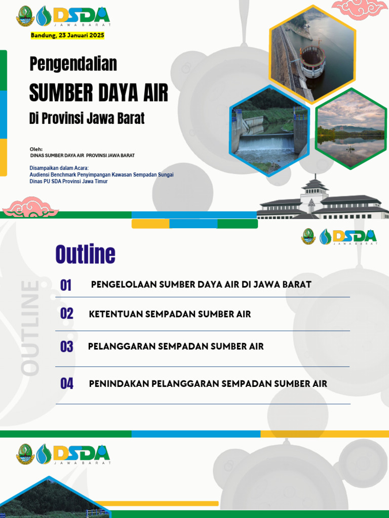 Dinas SDA Prov Jabar Paparan Kunjungan Jatim | PDF