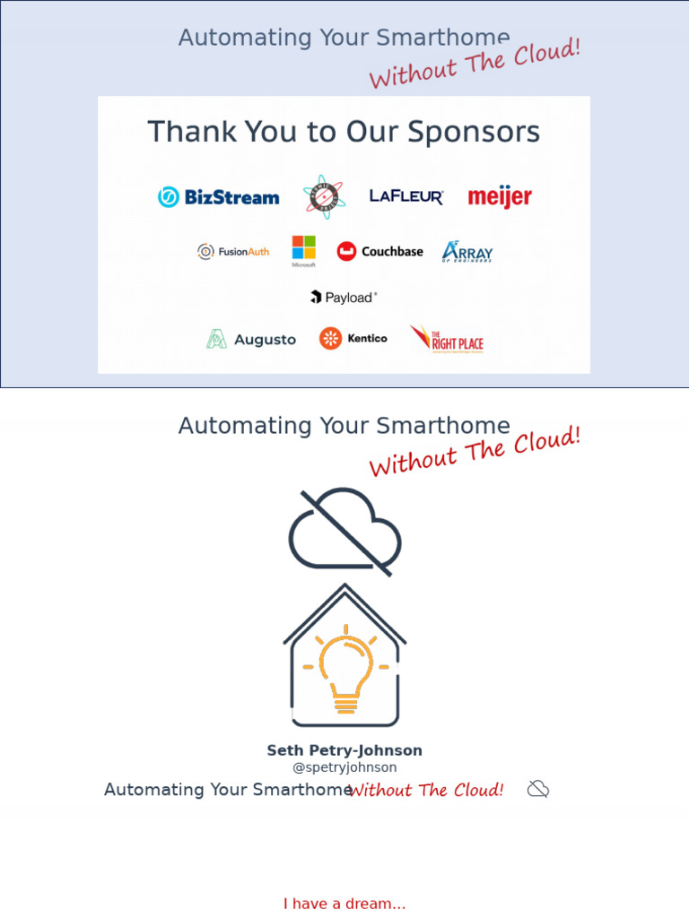 Automating Smarthome Without The Cloud - 2024 - V2 | PDF | Home ...