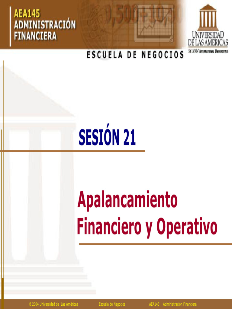 Apalancamiento Financiero y Operativo | PDF | Apalancamiento (Finanzas) | Business