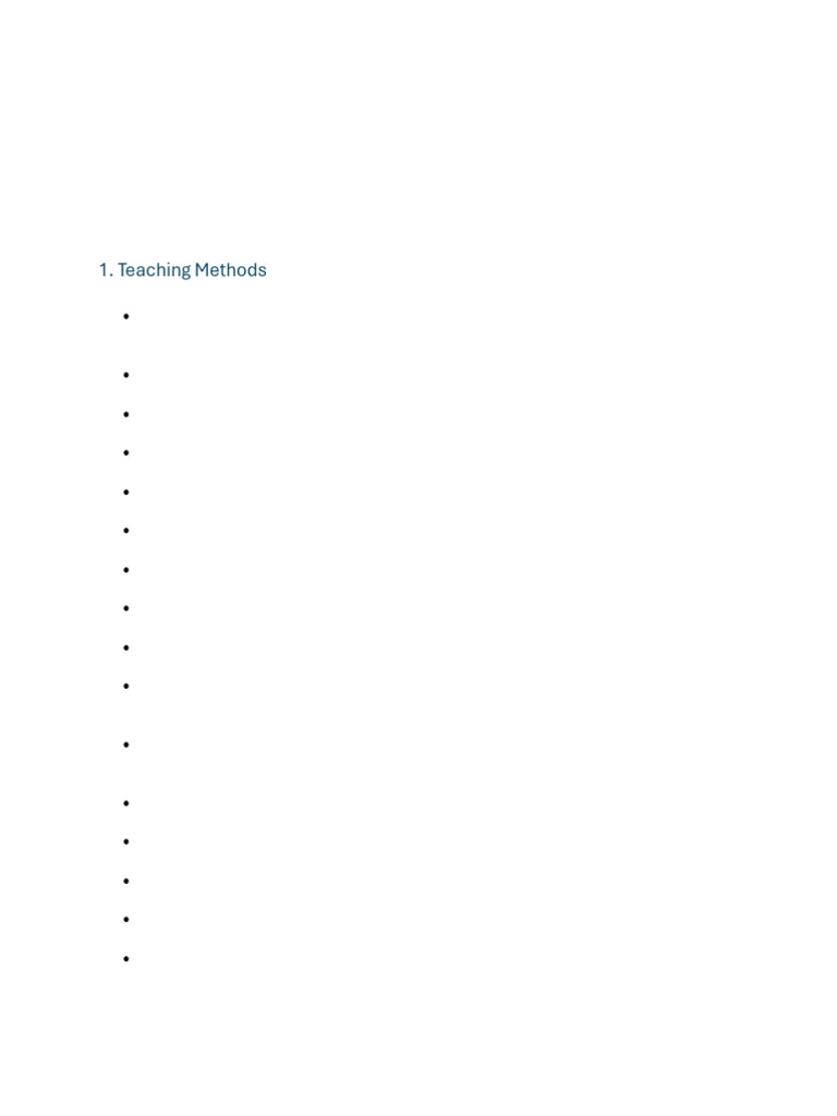 Method Of Teaching Pdf Educational Technology Teachers