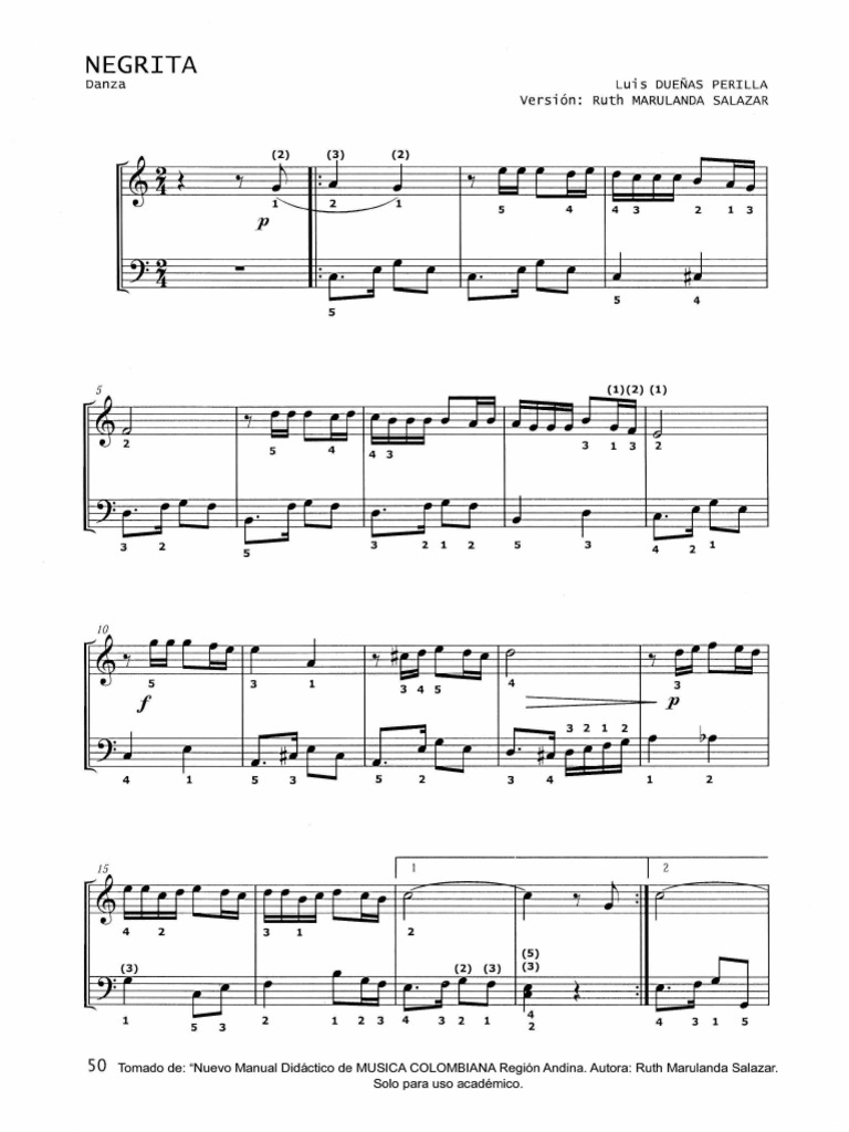 A01 Danza Negrita Vers RMS | PDF