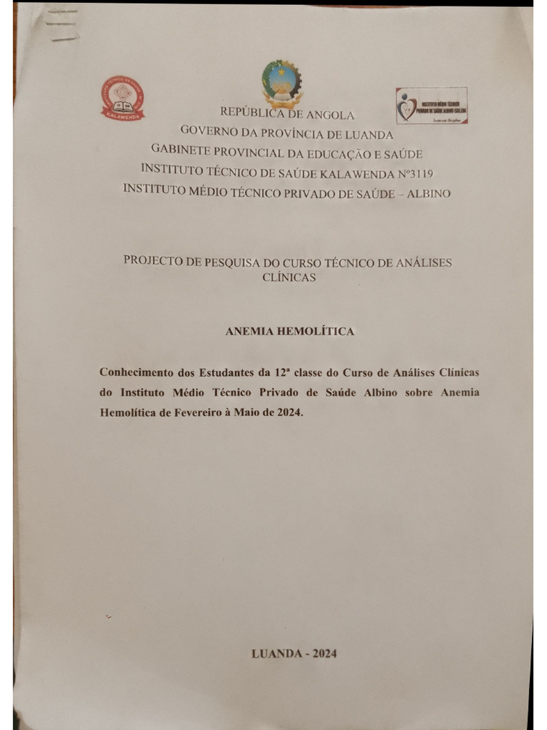 Modelo de Pré Projecto | PDF