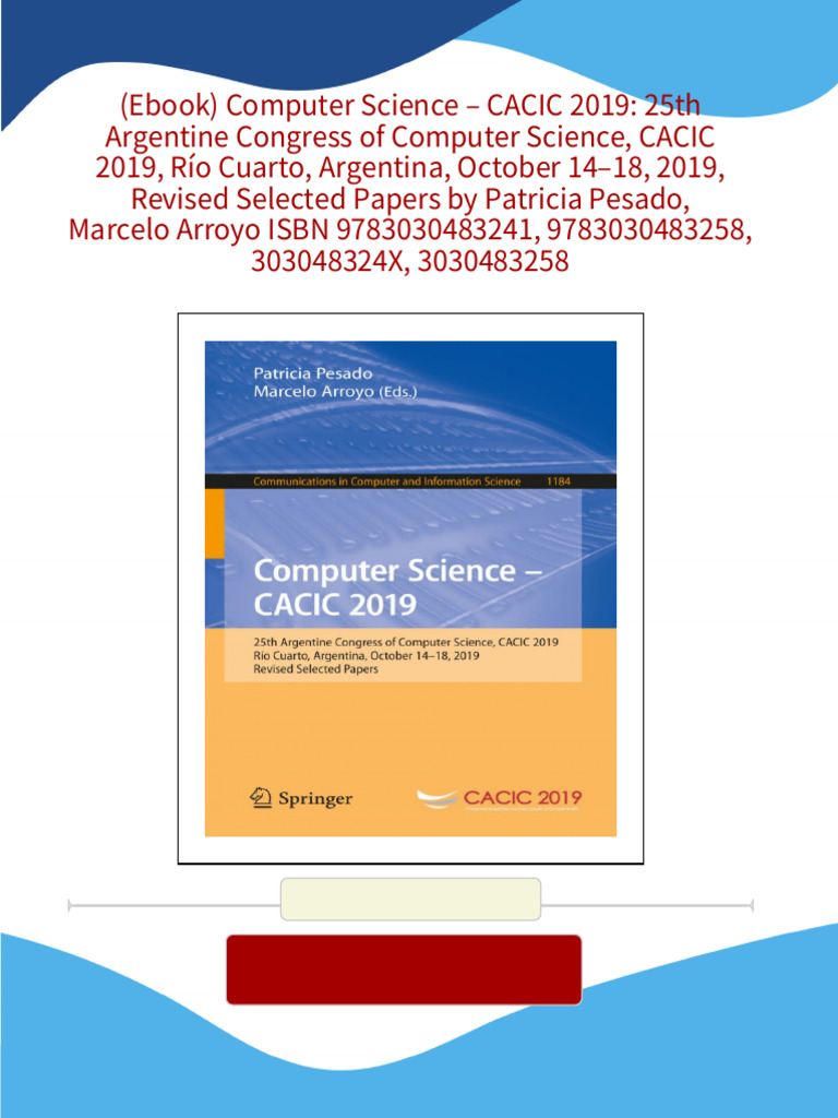 Cacic-2019-25th-Argentine-Congress-Of-Computer-Science-Cacic-2019-Rio ...