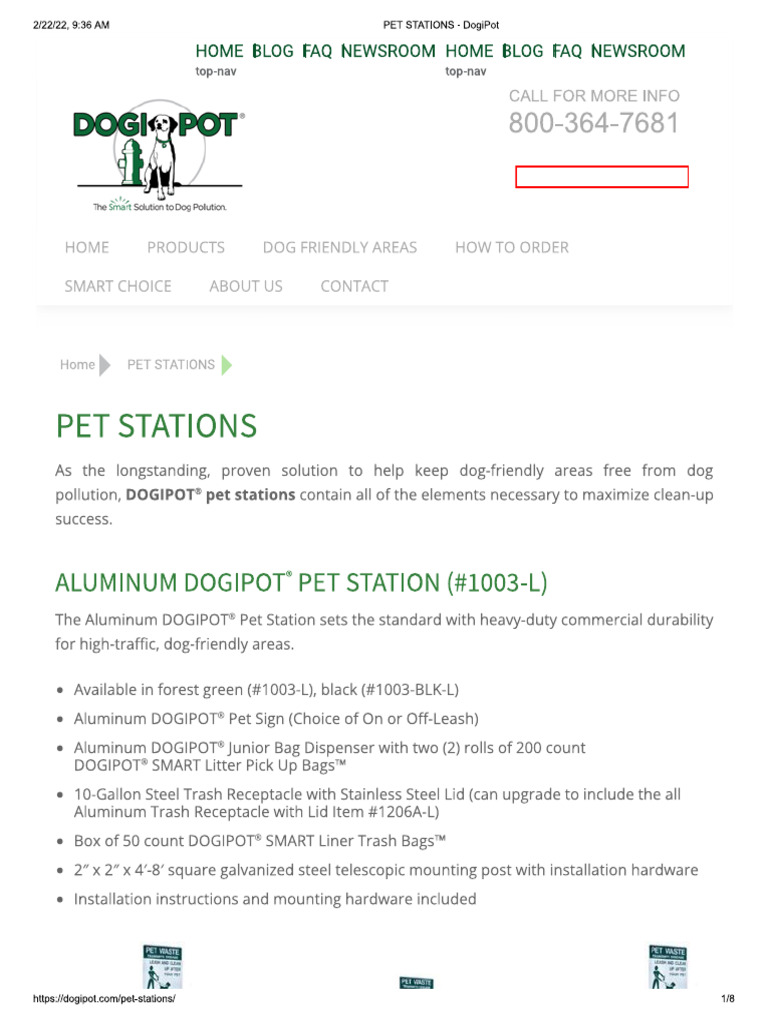 Pet Stations - Dogipot | PDF
