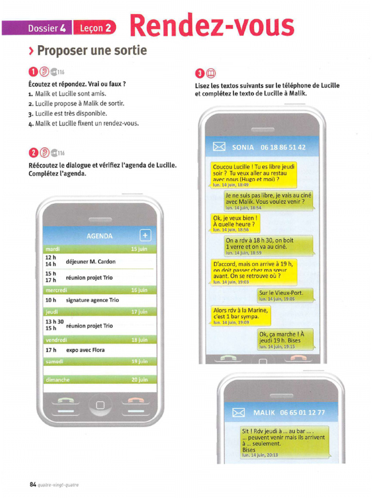 Proposer-Accepter-refuser Une Sortie Et Imperatif | PDF