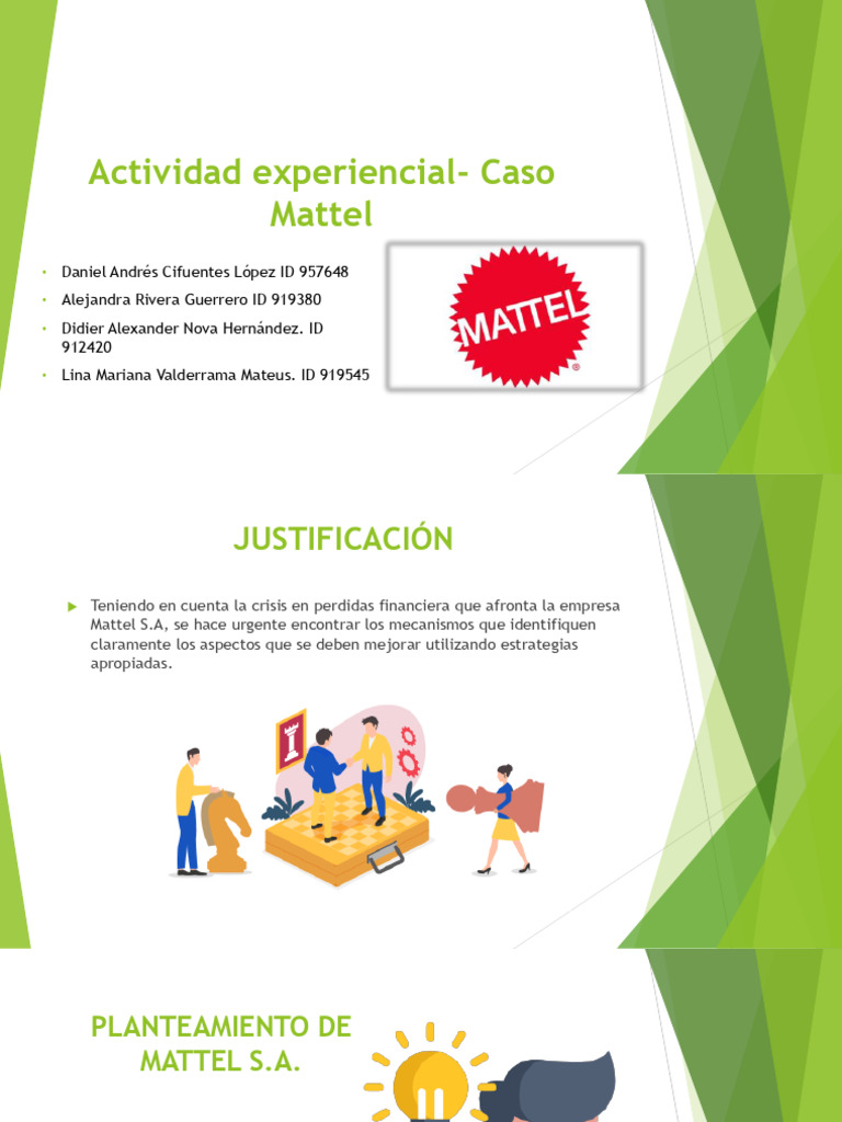 Actividad Experiencial Caso Mattel | PDF | Marketing | Business