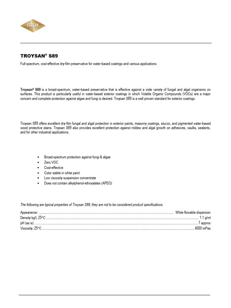Troysan s89 (Pds-Eng) | PDF | Legal Liability | Damages