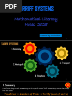 Tariff Worksheets GR12 | PDF