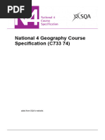 National 5 Geography Course Specification | PDF | Geography | Learning