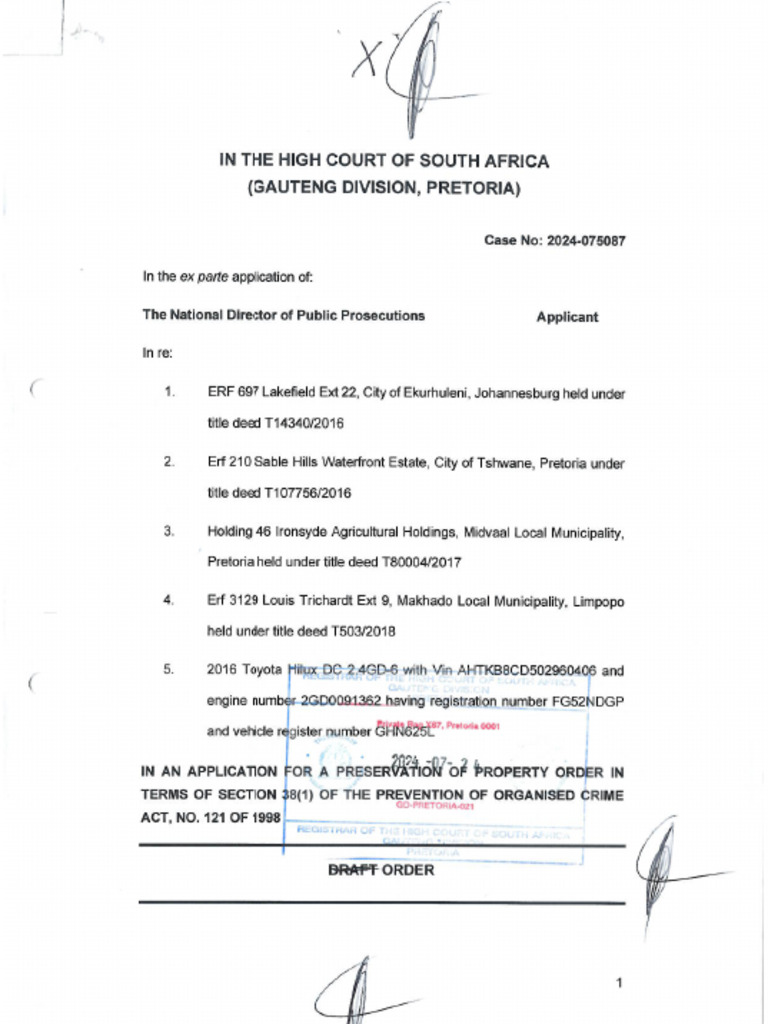 NLC 4 Preservation Order 1 | PDF