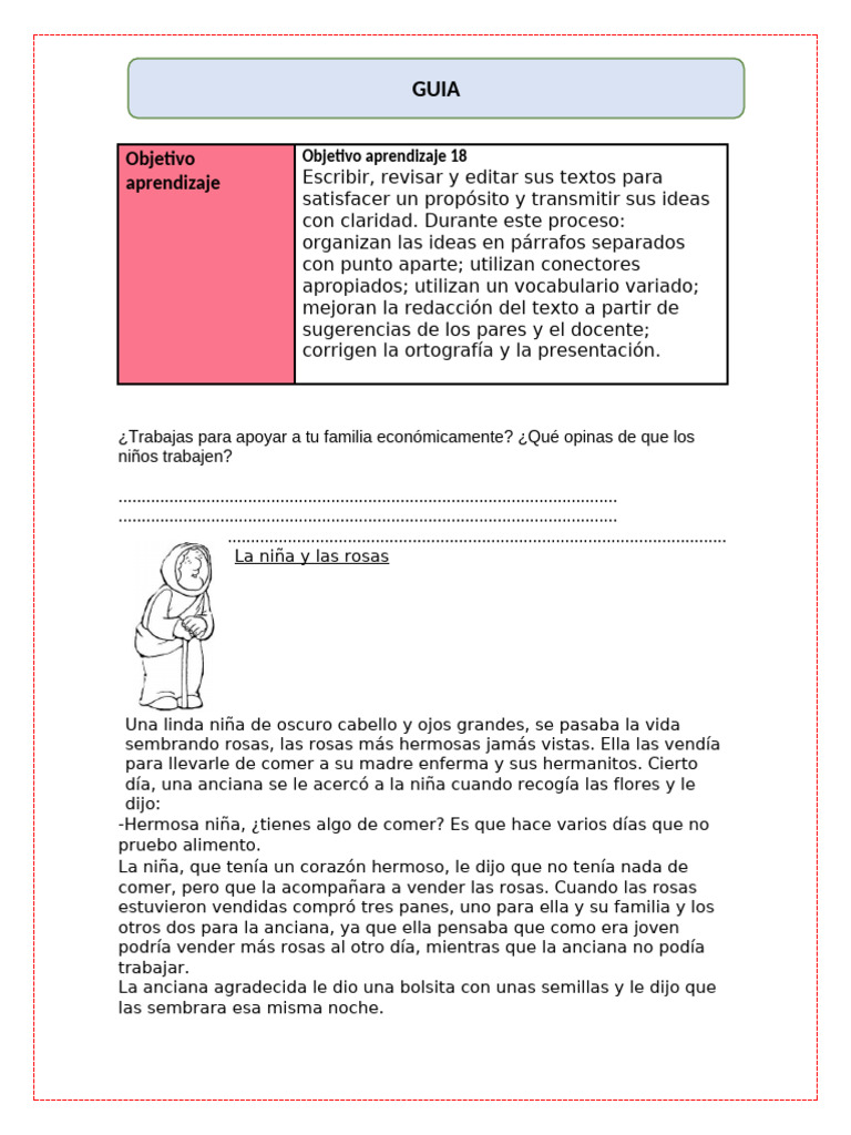Escritura y análisis de cuentos infantiles | PDF