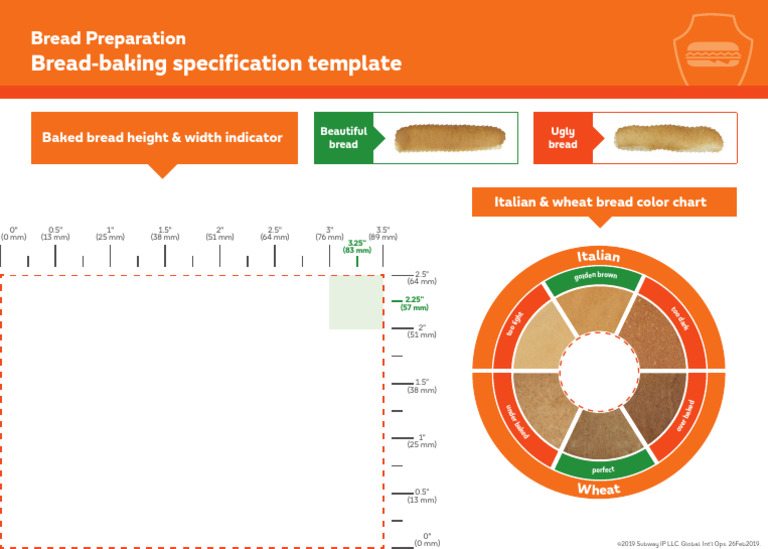 Bread Baking Specification Template | PDF | Food And Drink Preparation | Wheat