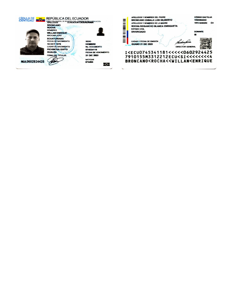 Cedula WB 2024 | PDF