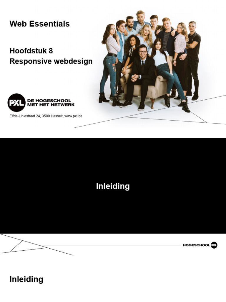 Presentatie - H8 - Responsive design | PDF