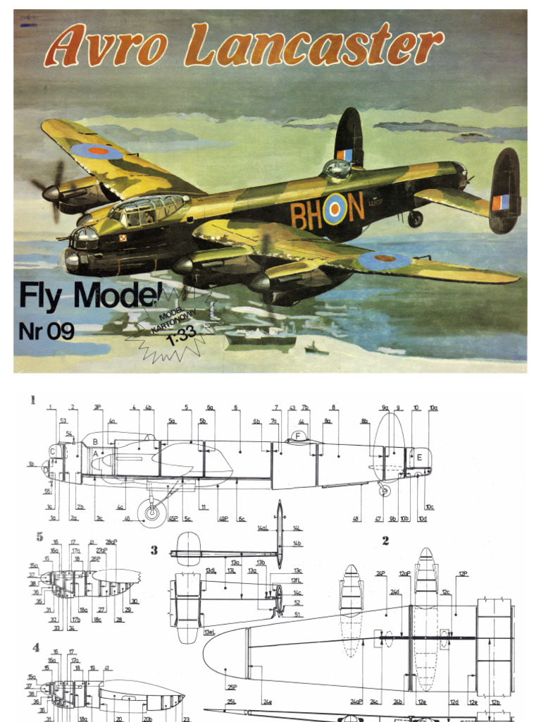 Avro 683 Lancaster Flymodel | PDF