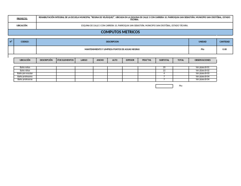 FORMATO HOJA DE COMPUTOS | PDF