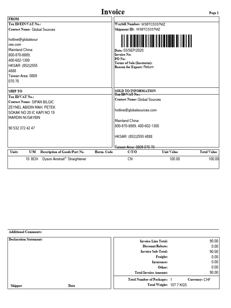 521612733-ups-invoice | PDF | Payments | Business