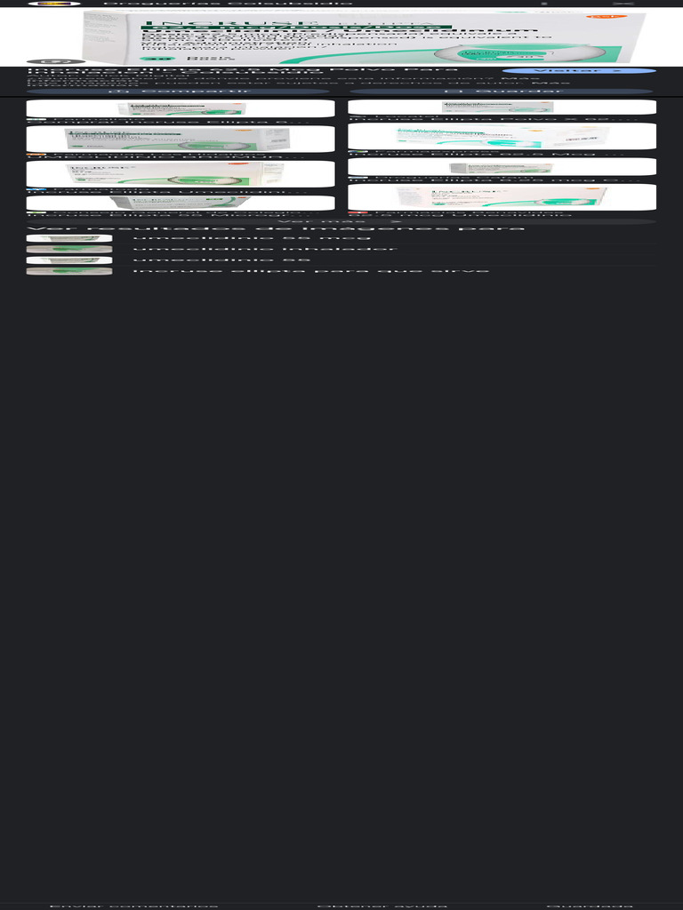 Incruse Ellipta 62.5 Mcg Información | PDF
