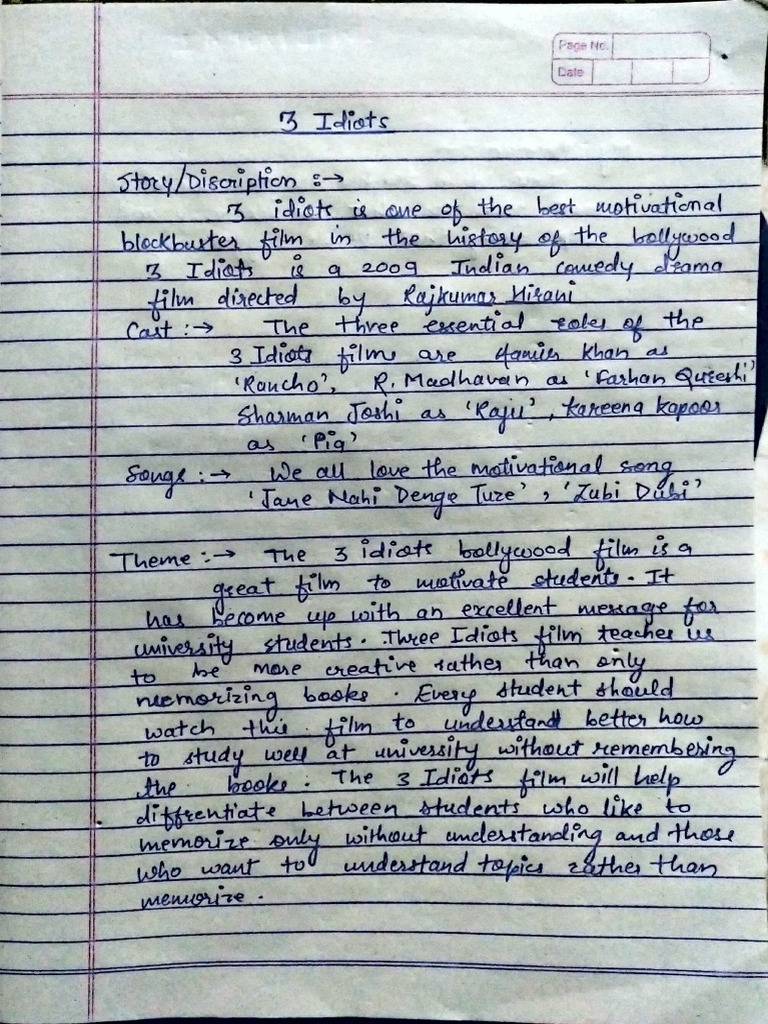 Class 12th Flim Review | PDF