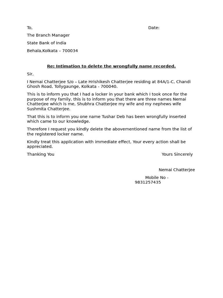 Deletion List | PDF