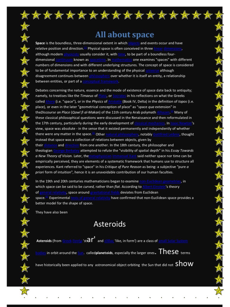 All About Space | PDF