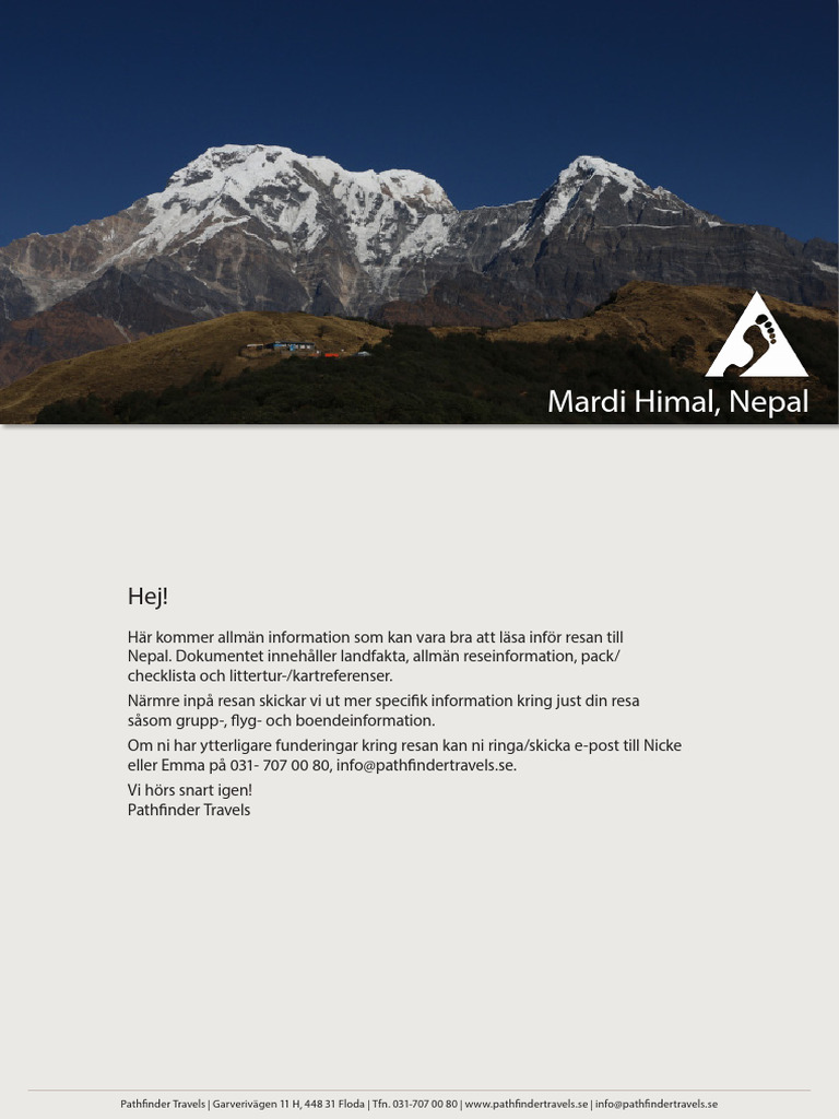 Infopaket 1 Mardihimal | PDF