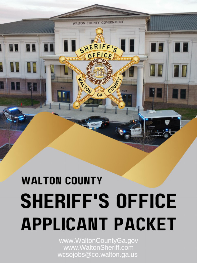 Walton County Sheriff Job Application Guide | PDF | At Will Employment
