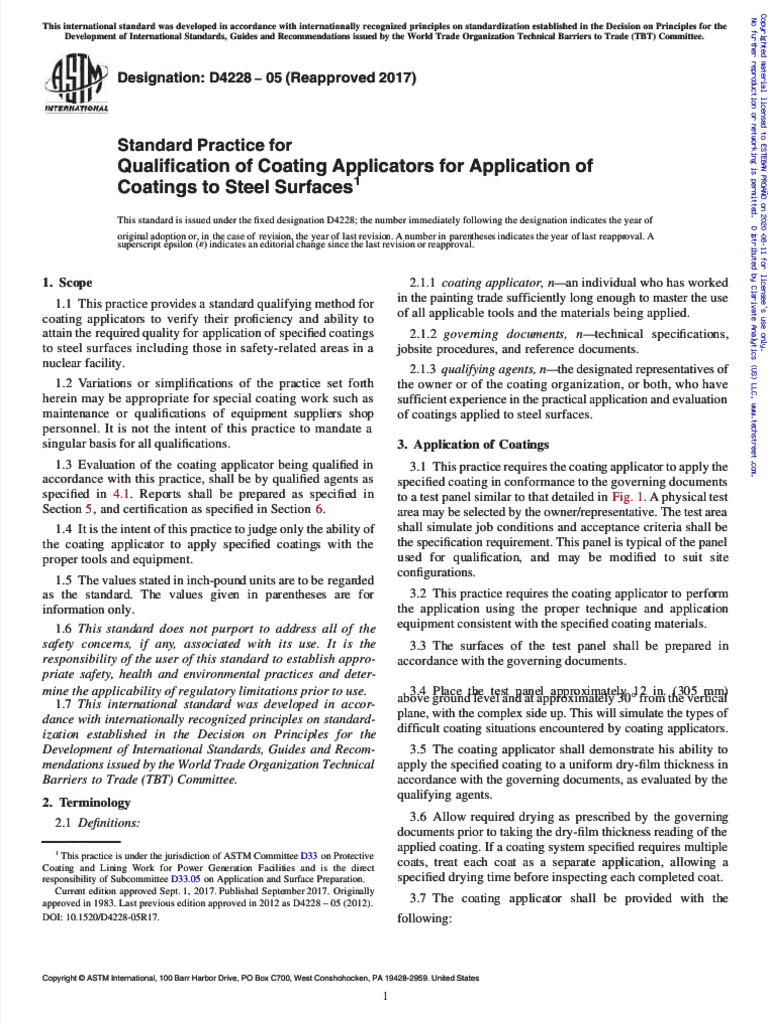 Coating Applicator Qualification Guide | PDF | International Relations ...