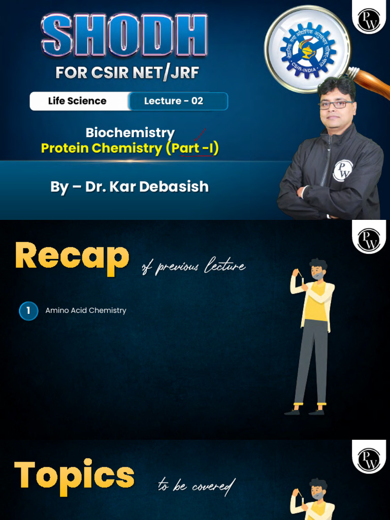 Biochemistry 02 _ Class Notes __ Shodh Fastrack 2024 Life Sciences ...