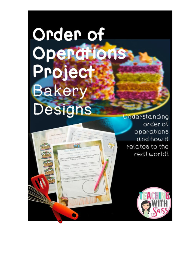 KOVIDH VISWANADHULA - Bakery Designs Project Order of Operations ...