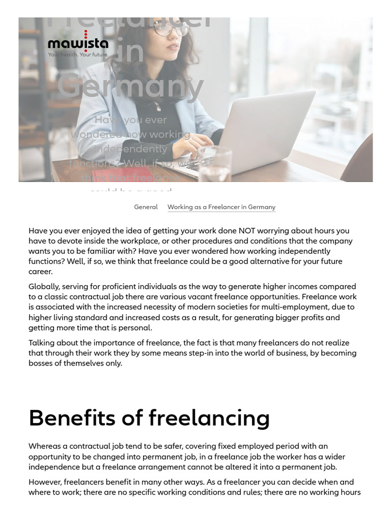 Working as a Freelancer | PDF