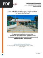 PROYECTO PLAN SUMAR_PUEBLO DOCENTE 2025 | PDF | La dependencia de sustancias | Drogas