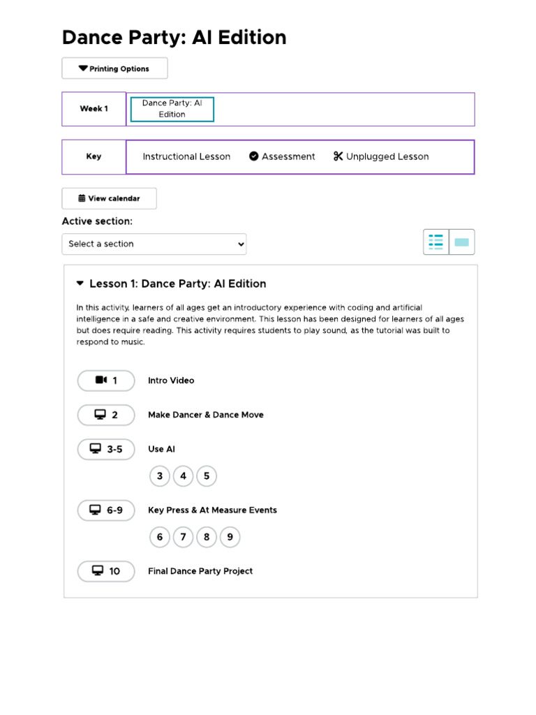 AI Dance Party: Coding Edition | PDF | Artificial Intelligence ...