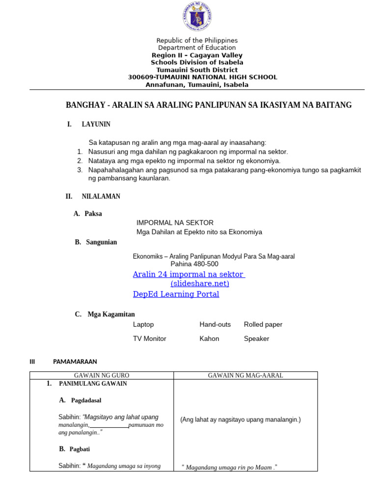 Co 2ND Quarter DLP | PDF