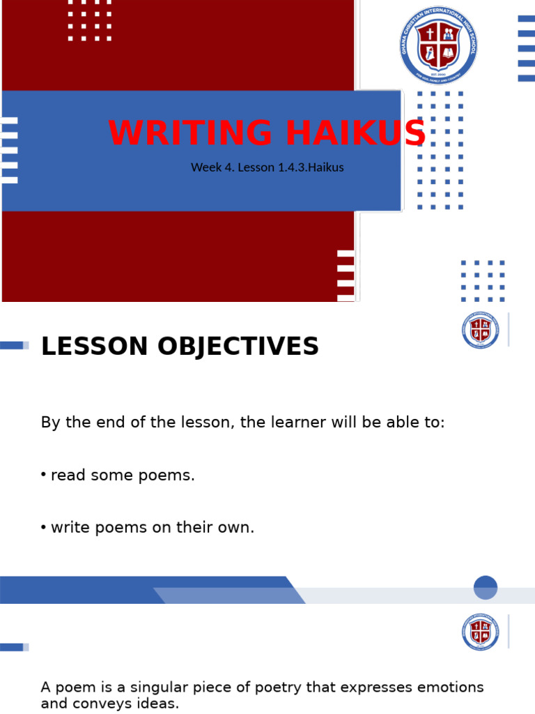 Haiku Writing for Beginners | PDF